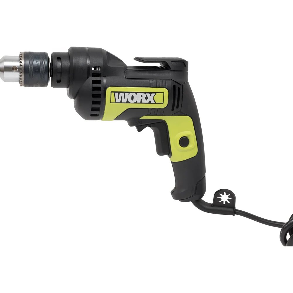 Дрель WORX WU107, профессиональная, безударная, с подсветкой, 650Вт — фото 1