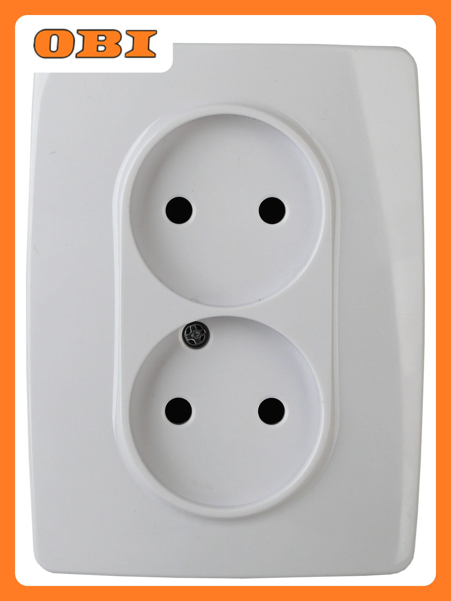 12-2107-01 ЭРА Розетка 2X2P, 16A-250В, IP20, Эра12, белый (10/100/1600)