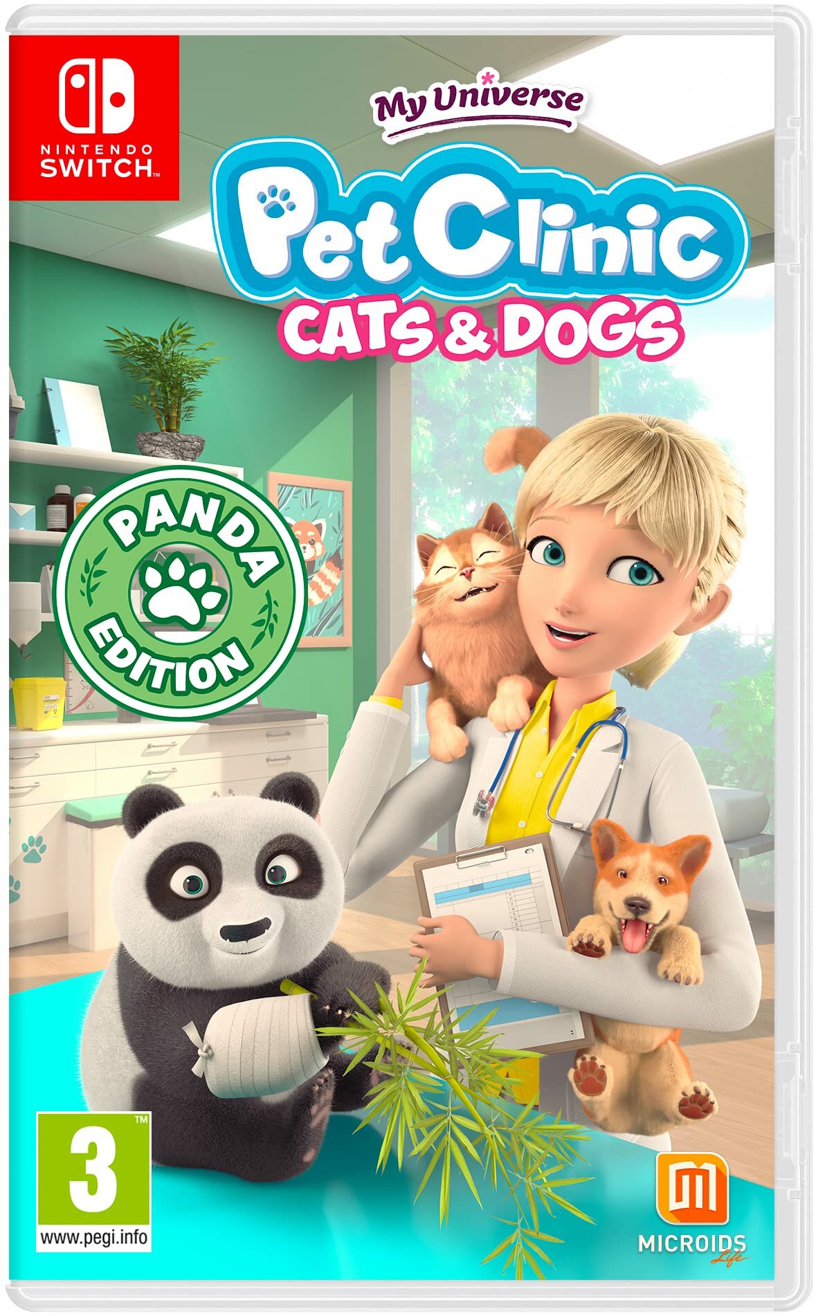 Игра My Universe: Pet Clinic Cats and Dogs - Panda Edition для Switch (Английская версия)