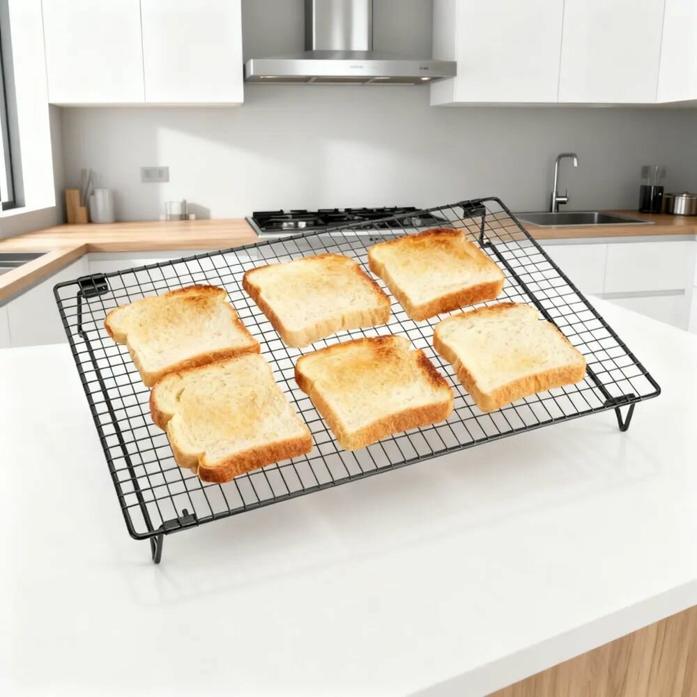 Решетка для охлаждения хлеба и выпечки, 43 см х 28 см, 1 предм.