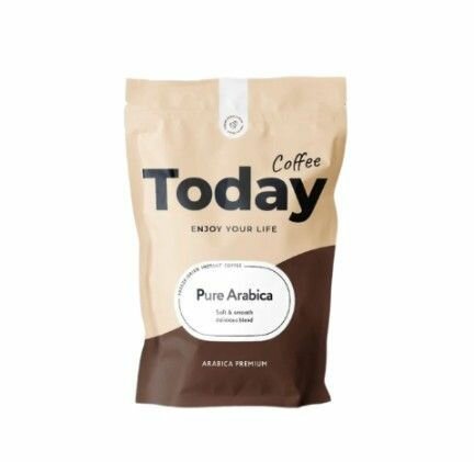 Кофе Today Pure Arabica, растворимый, натуральный, дой-пак, 150г