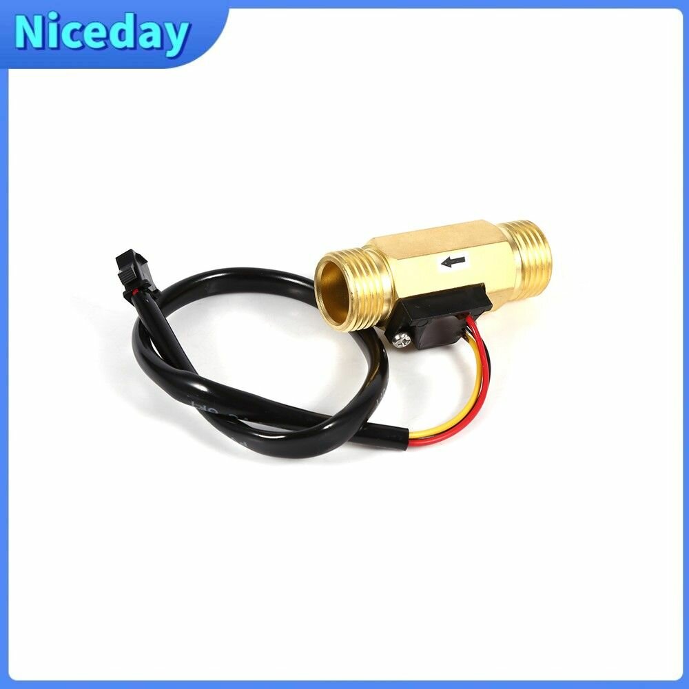 Медный датчик расхода воды (1-30 л/мин, G1/2")