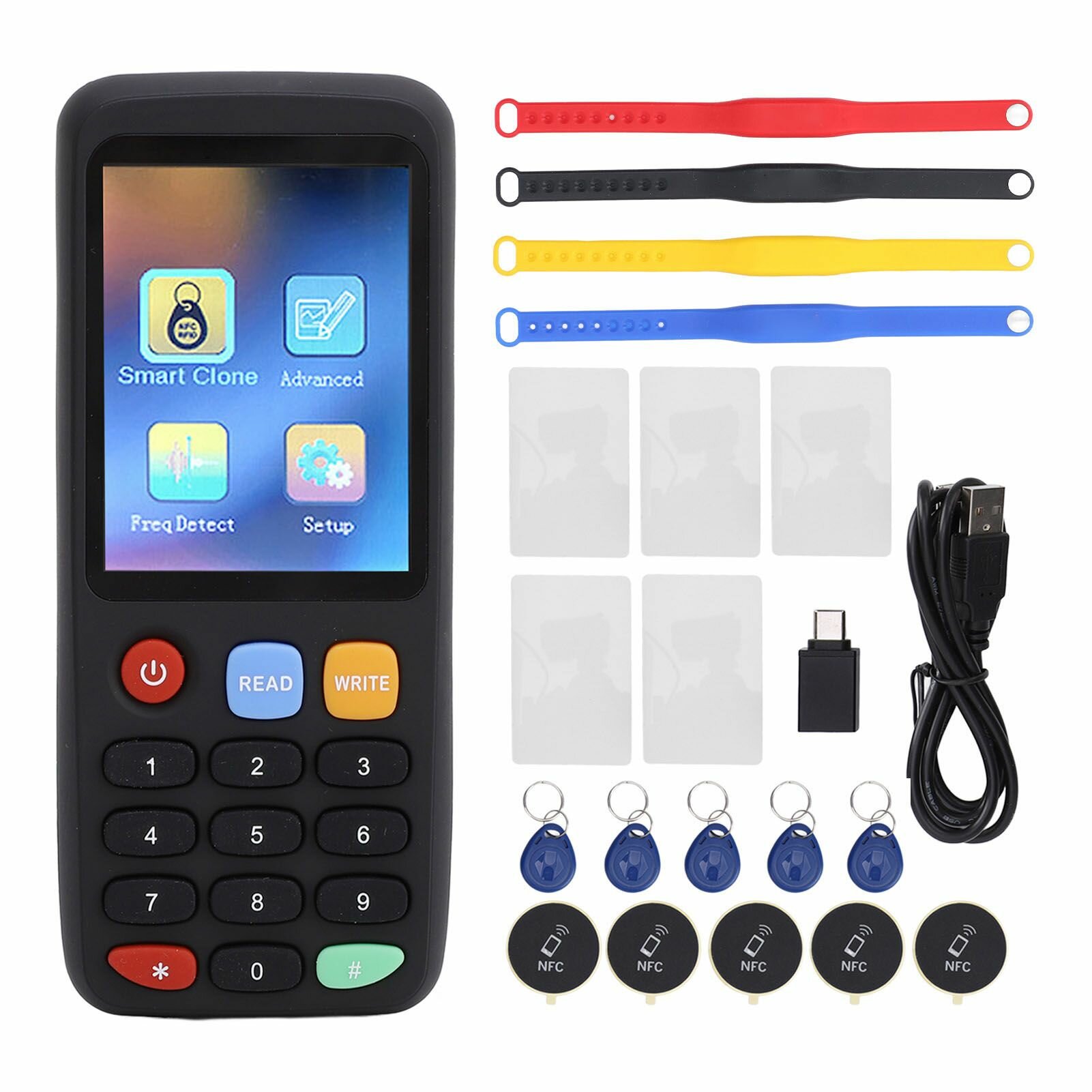 Комплект дубликатора карт (5 NFC/ID-карт + аксессуары)