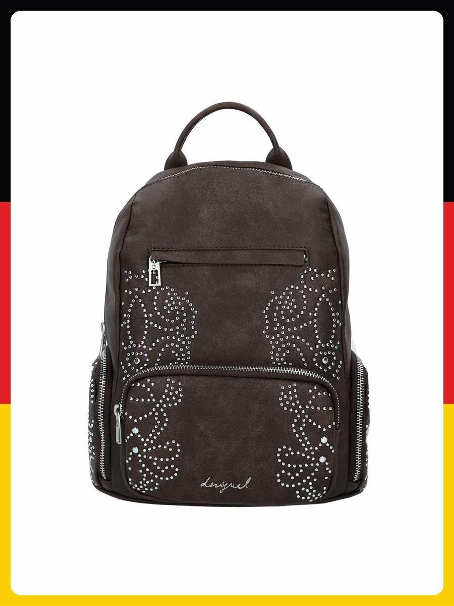 Рюкзак DESIGUAL, коричневый, 320х300х130