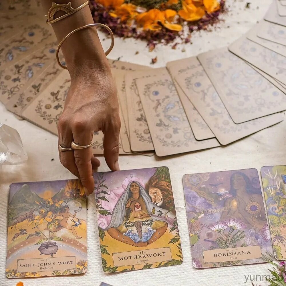 Карты таро Herbal Astrology Tarot 10.4*7.3см 55 карт.