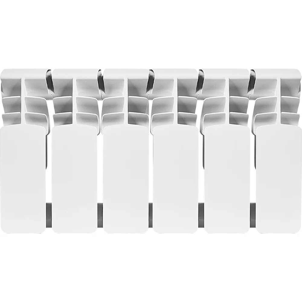 Биметаллический радиатор ROMMER Plus BM 200 6 секций RG008UKJVD82FG