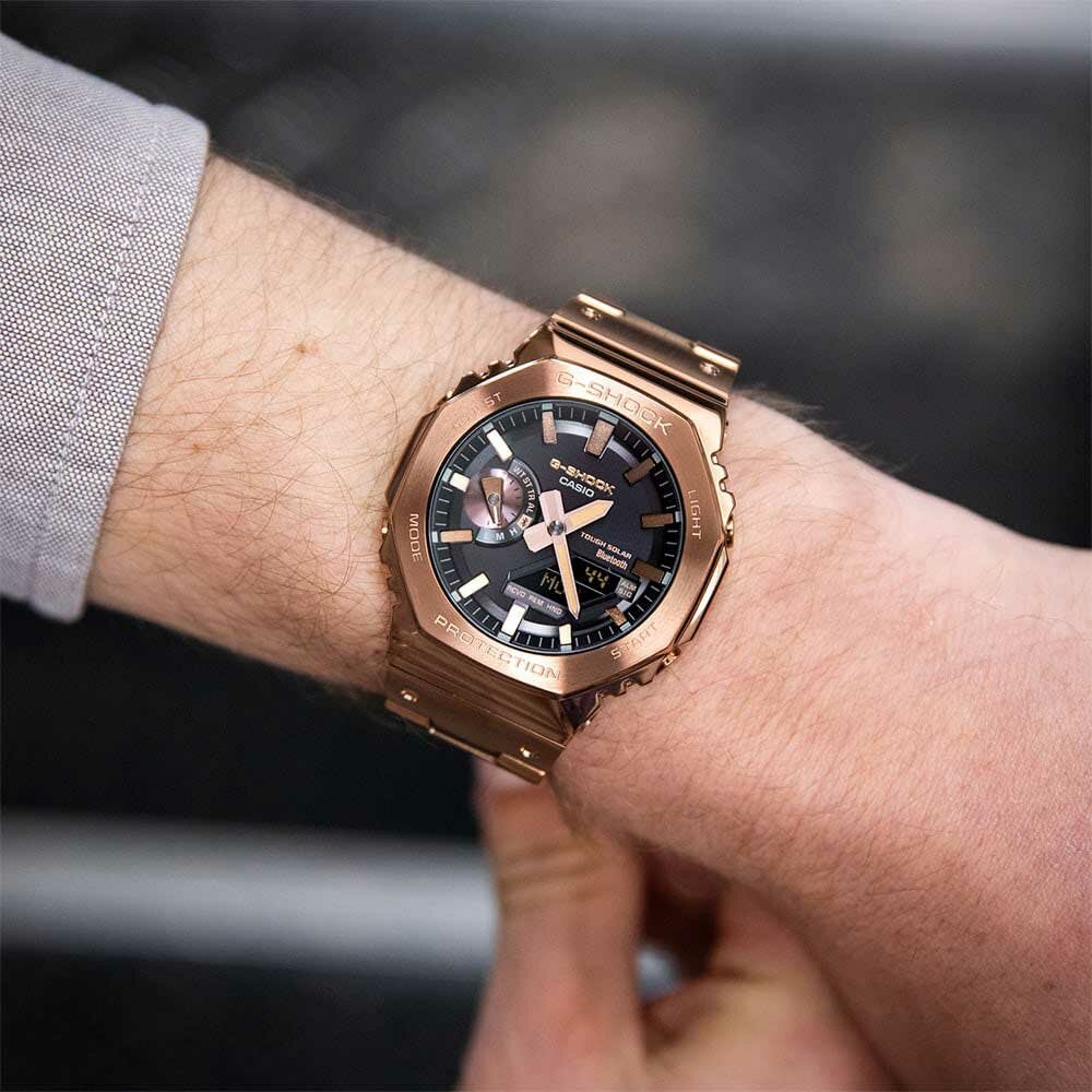 Наручные часы CASIO G-Shock, розовое золото — фото 1