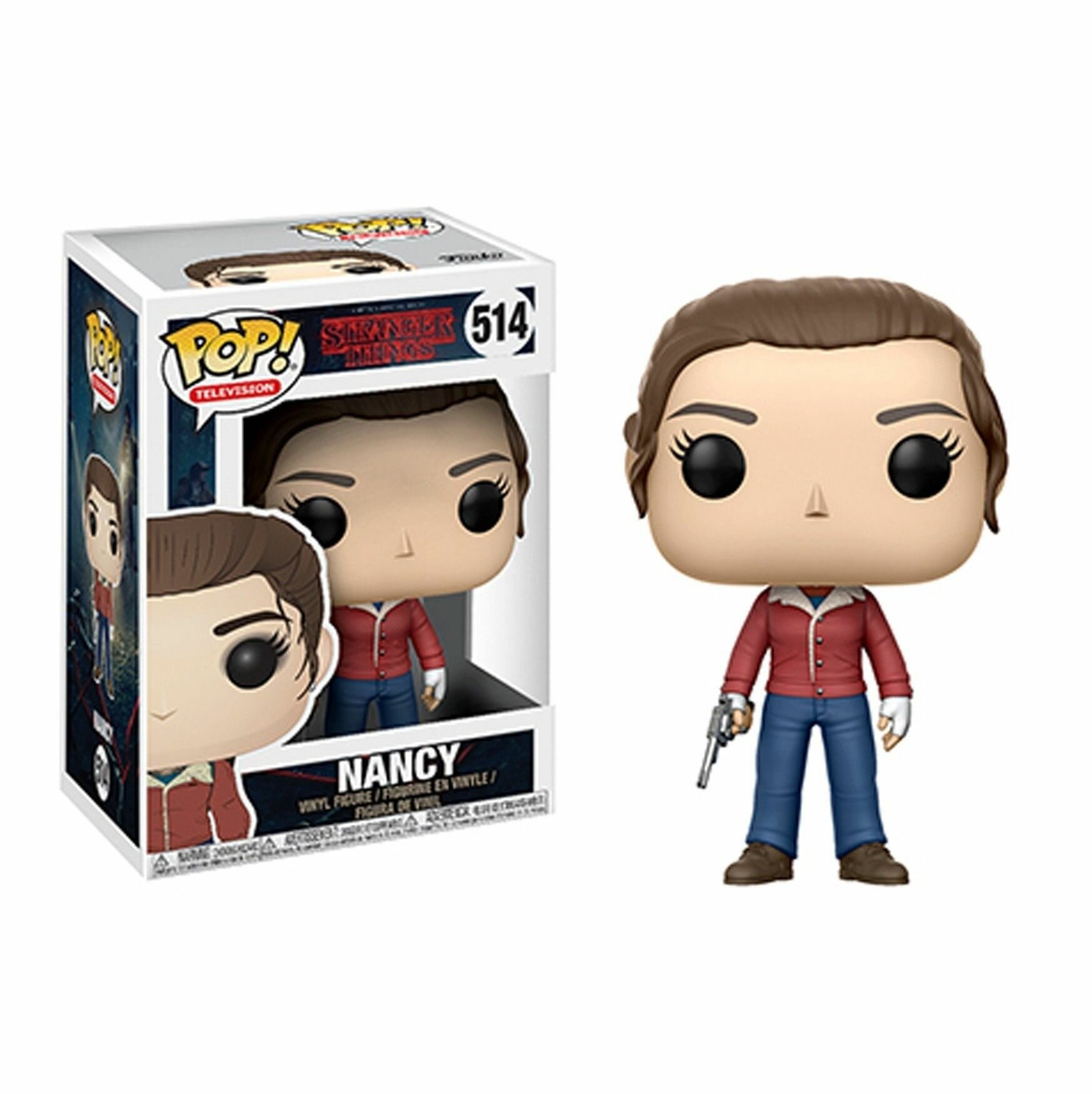 Фигурка Funko POP Nancy with Gun из сериала Stranger Things / Нэнси с пистолетом из Очень странные дела Фанко ПОП