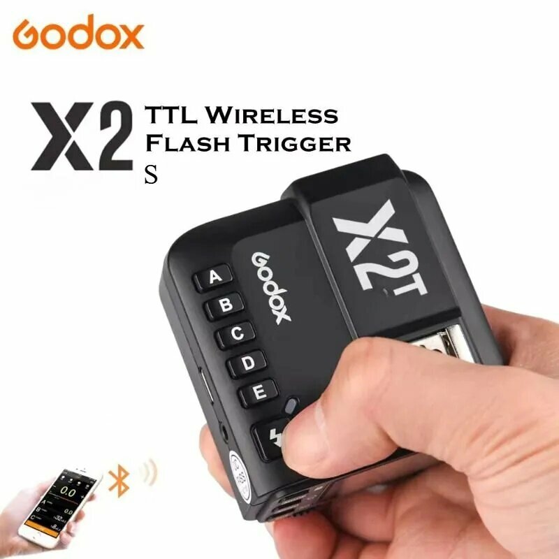Синхронизатор/триггер вспышки Godox X2T-S Передатчик триггера вспышки серии TTL Hss для фотоаппарата Sony