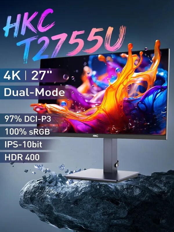 HKC 27" Монитор MG27K5Q, Mini-LED,2K 200Гц, Fast IPS, черный, красный