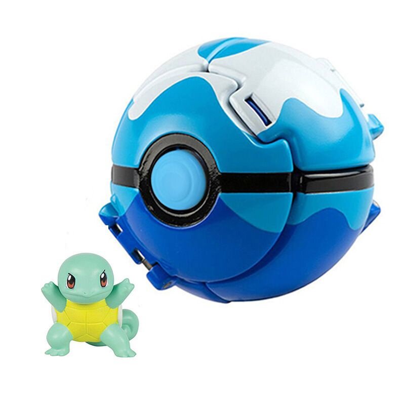 Figurka poké ball elf apple, charmender litten rockruff squirtle, dla fanów