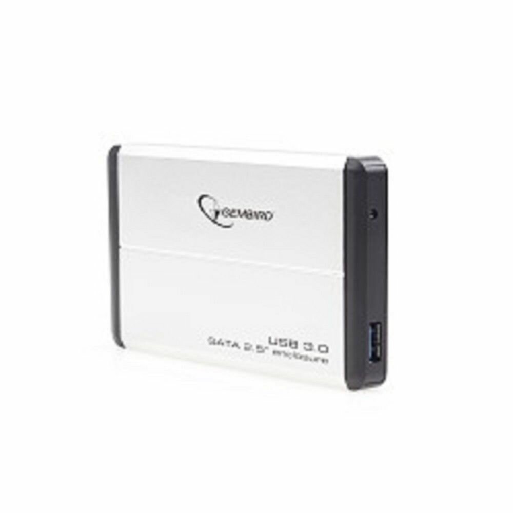 Gembird Контейнер для HDD EE2 - U3S - 2 - S Внешний корпус 2.5" EE2 - U3S - 2 - S, серебро, USB 3.0, SATA, металл