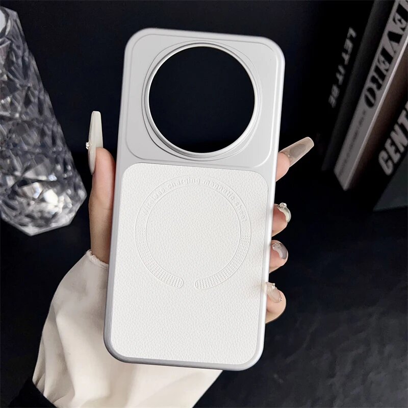 Белый чехол для Honor Magic 8 Pro с MagSafe, матовый