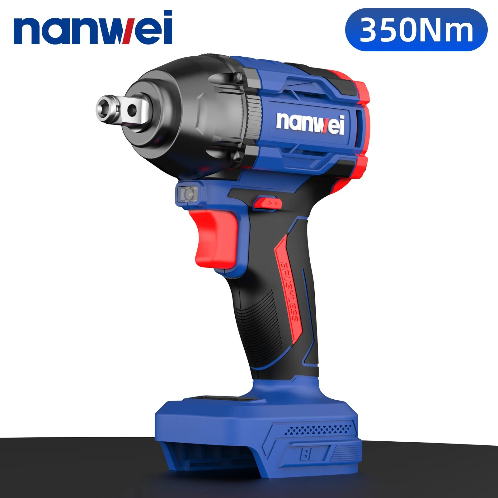 Электрический ударный гайковерт NANWEI 20В 1000 Нм No battery 350