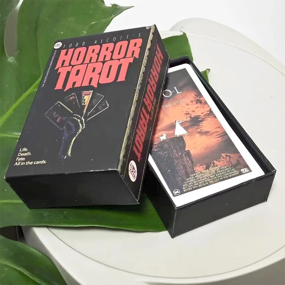Таро ужасов, гадальная колода 78 карт,12*7cm Horror Tarot cards