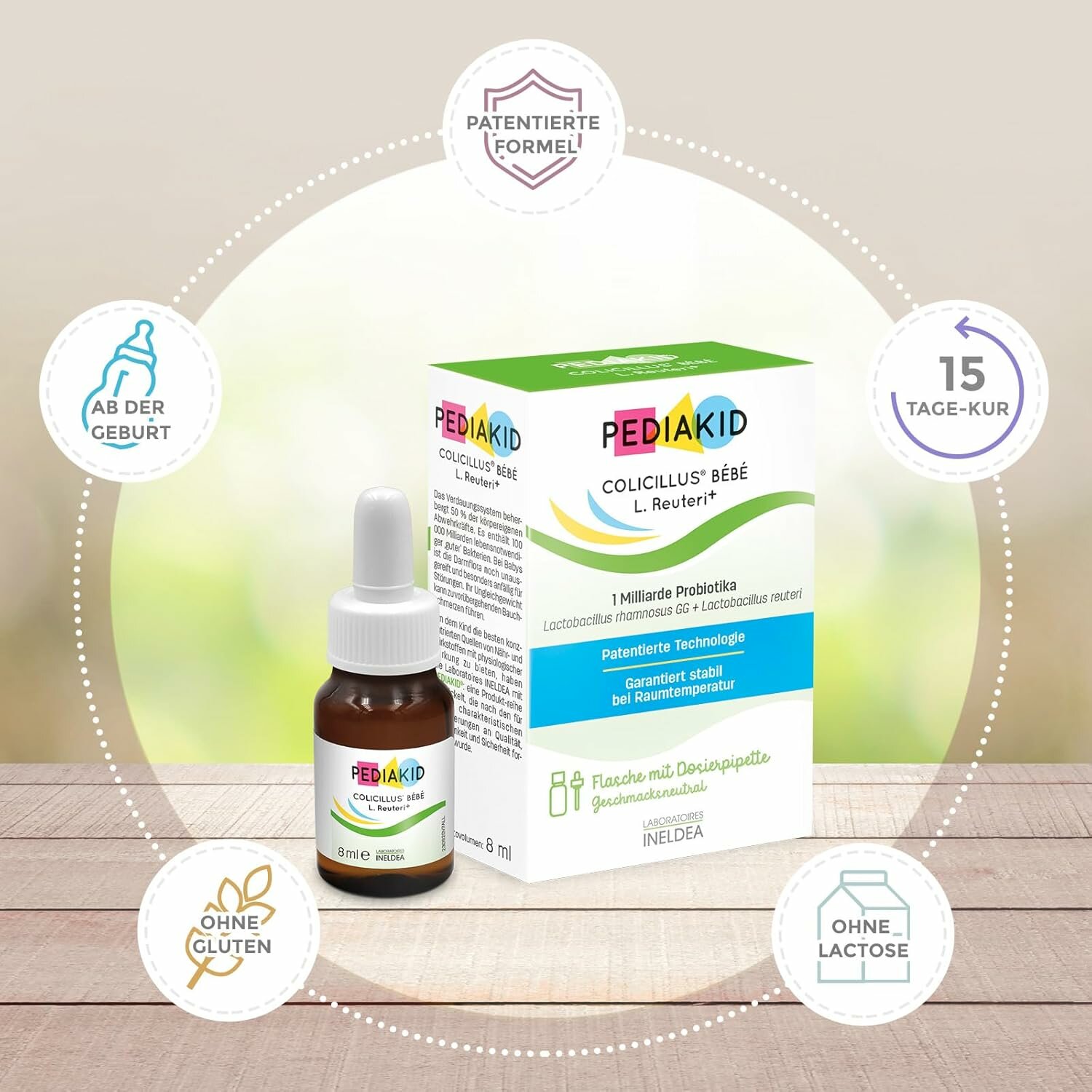 Пробиотики Педиакид Колициллус для детей / PEDIAKID Colicillus Bebe L. Reuteri+