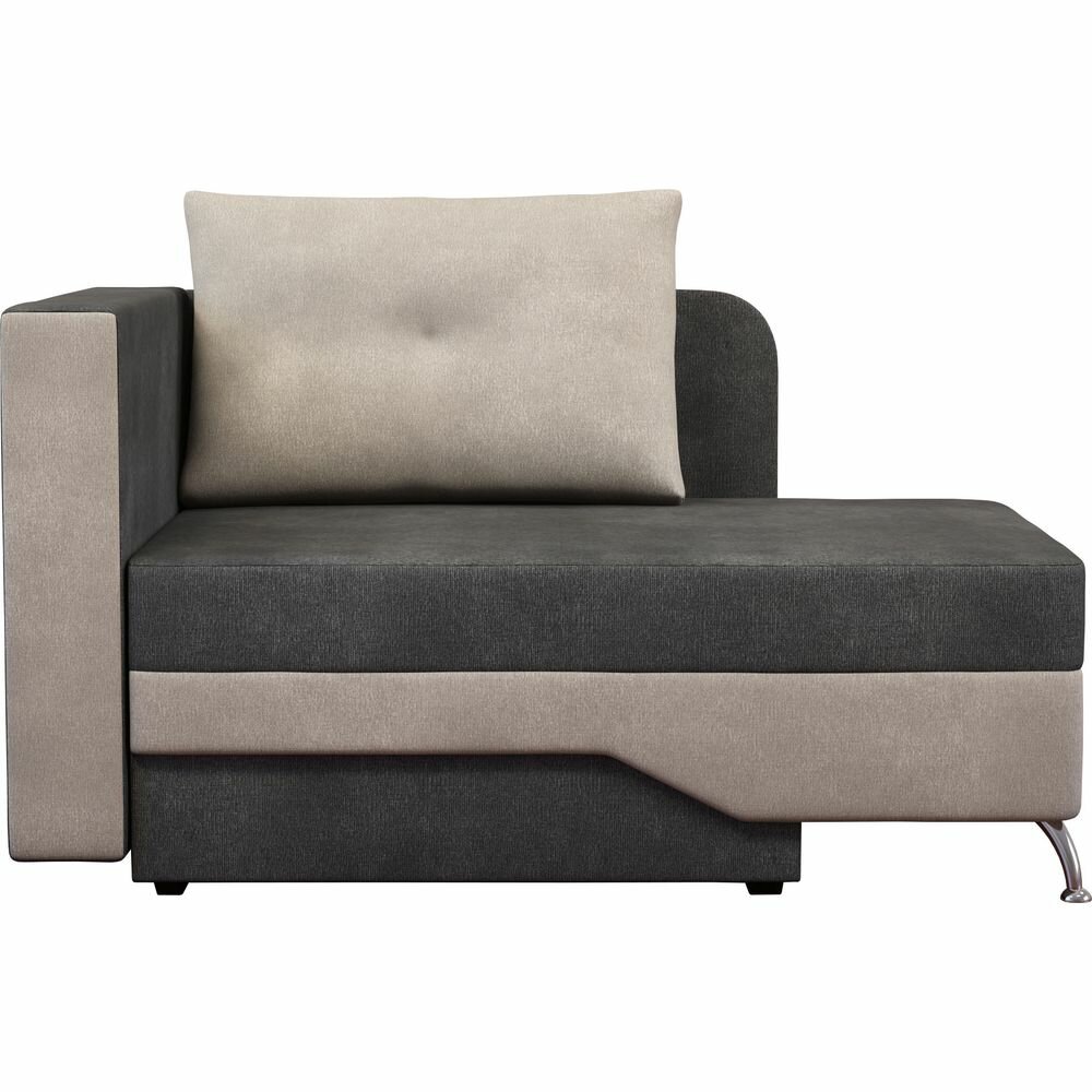 Диван кушетка Наш Диван Весна А20 велюр серый