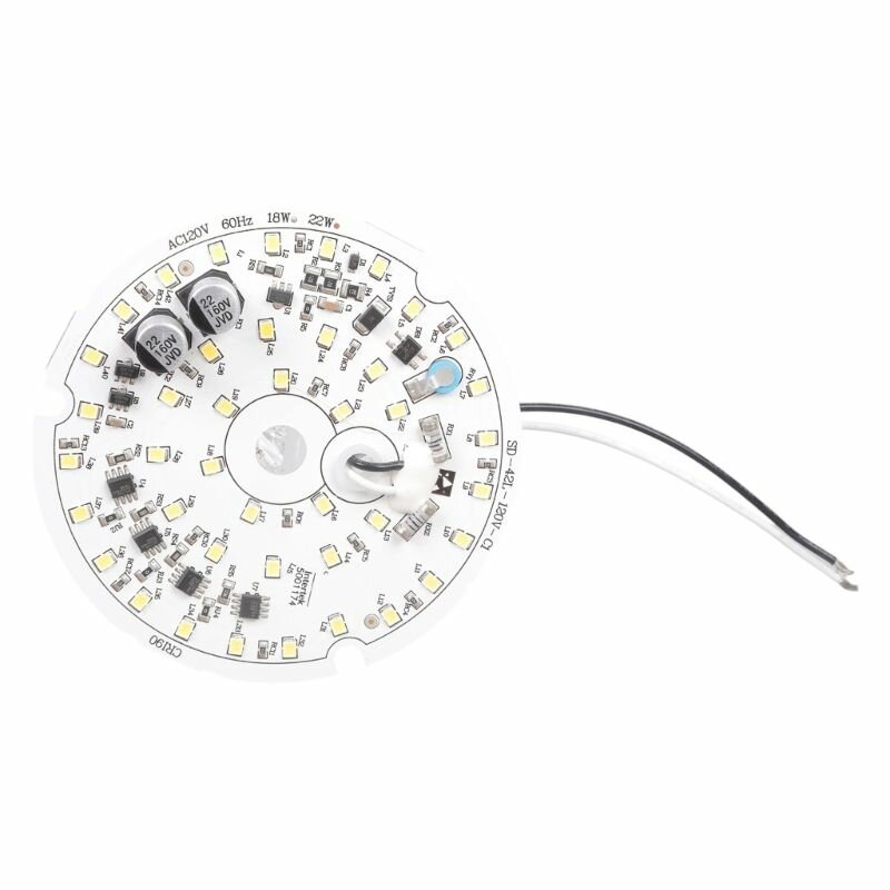 Плата источника света модуля вентилятора 18W120V-без прозрачной крышки-5000K