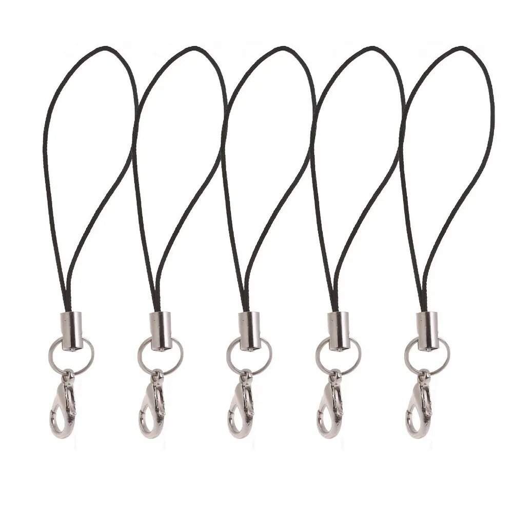 5 шт. нейлоновые шнурки с карабином для USB-флешек, MP3 и наушников