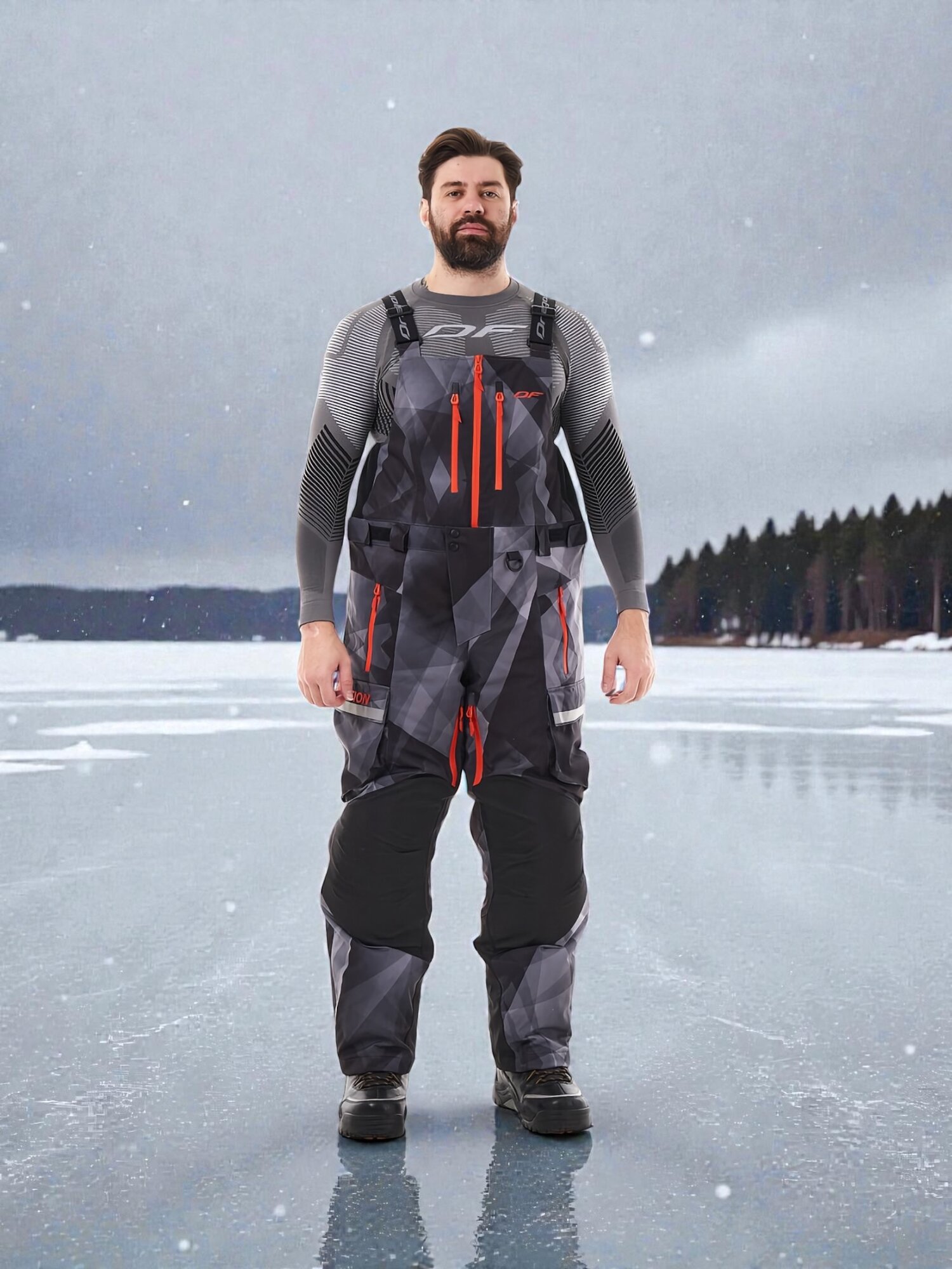 Брюки Dragonfly Expedition Camo - Dark Grey 2024 - Размер XL