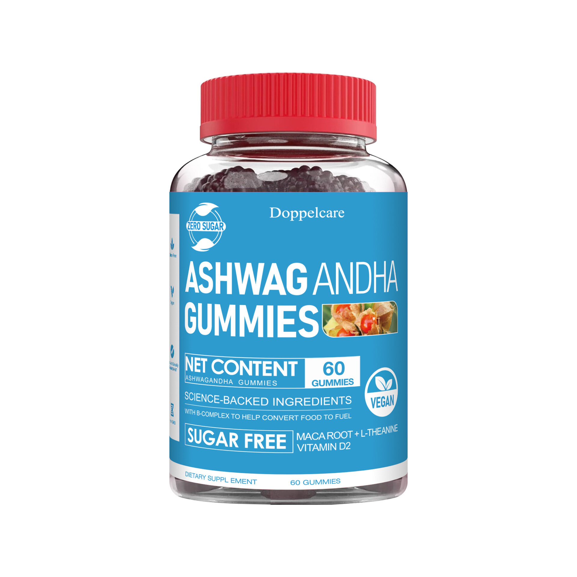 Кросс-бордер TK Amazon Ашваганда жевательные конфеты Ашваганда жевательные конфеты витаминные жевательные конфеты в наличии