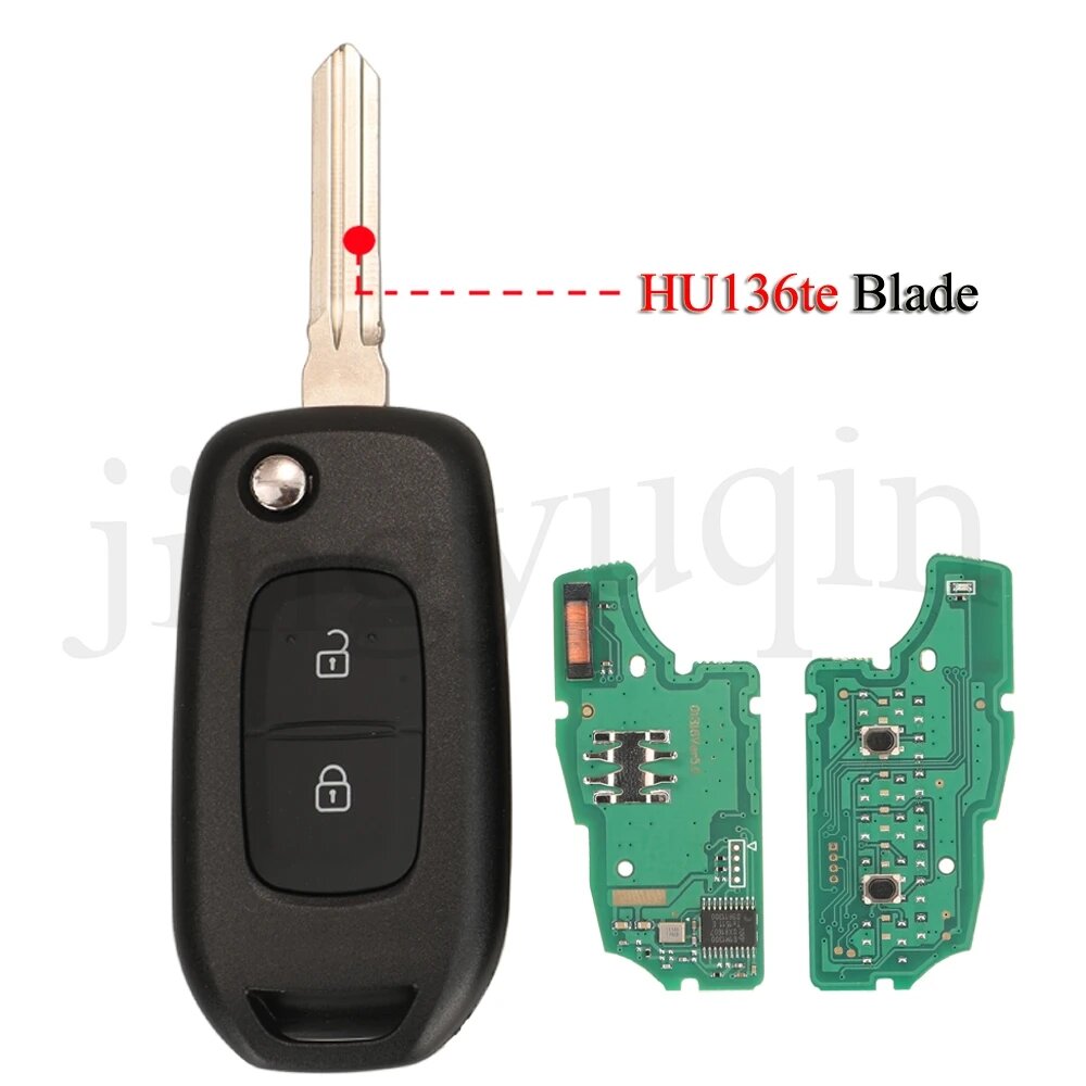 Складной автоключ для Renault Dacia Logan 2 II 2018-2020, HU136te Blade