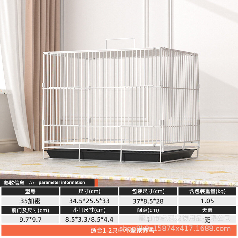 Клетка для птиц, вилла для попугаев, складная проволочная клетка для голубей, волнистых попугаев, щеглов, неразлучников, металлическая клетка для птиц