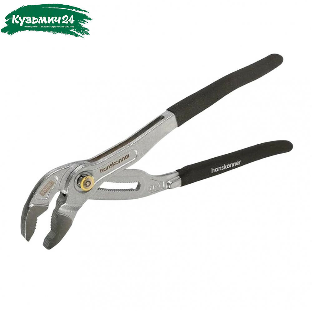 Клещи переставные Hanskonner HK1020-06-A300, кнопочный шарнир, длина 300 мм