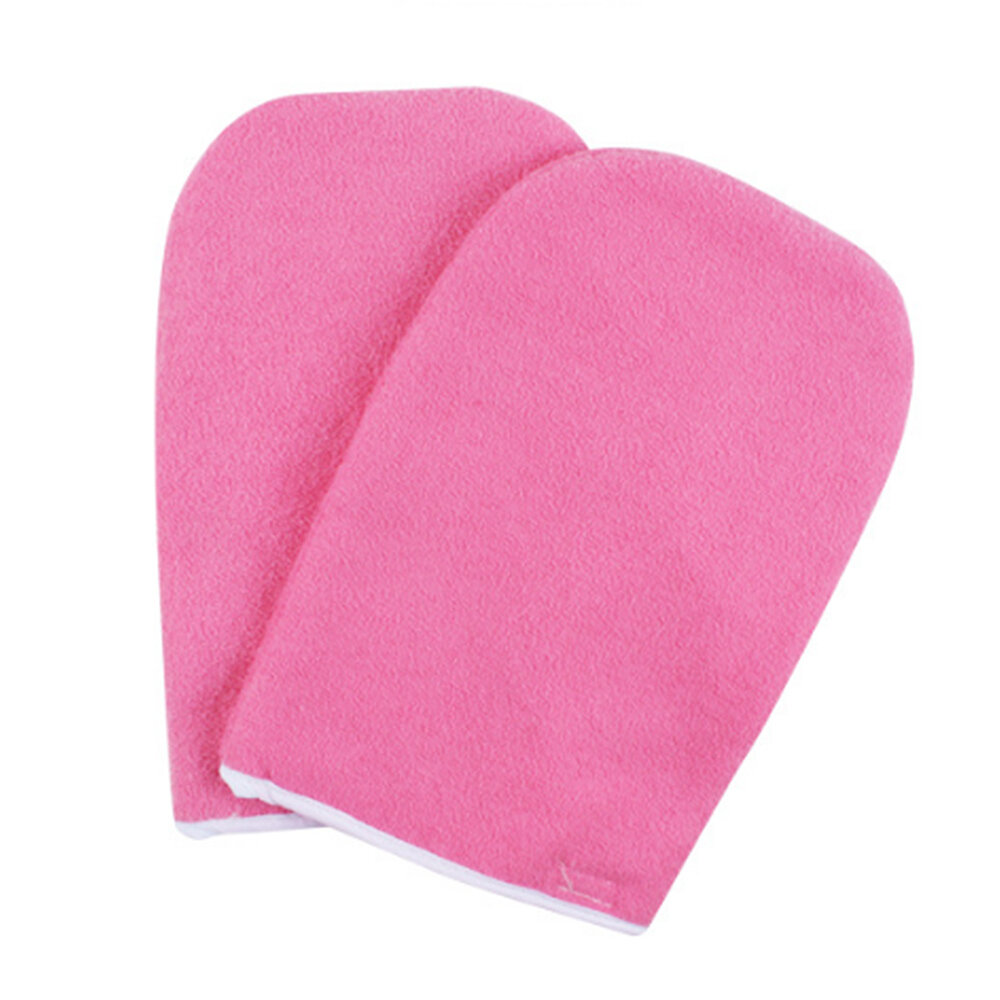 Перчатки для защиты от парафинового воска 1 пара SPA для рук подогреватель утепление хлопок розовый размер 25.5*15.5*1см вес 55г