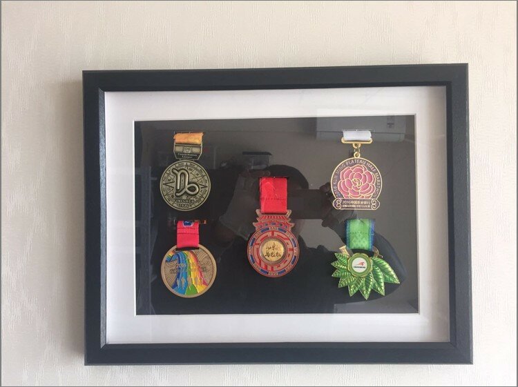 Рамка для хранения медалей марафона, настенное крепление, подставка для рамки балансировочного велосипеда, рамка для медалей, рамка из массива дерева, фоторамка HCDS