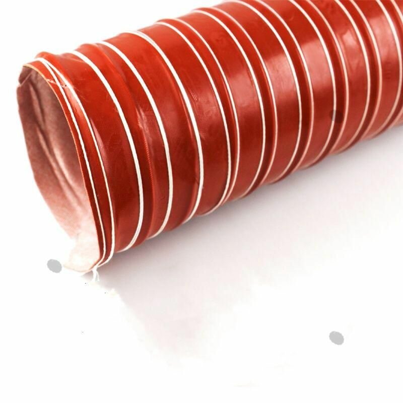 Диаметр воздуховода 19-80 мм красный термостойкий воздуховод длиной 2 м