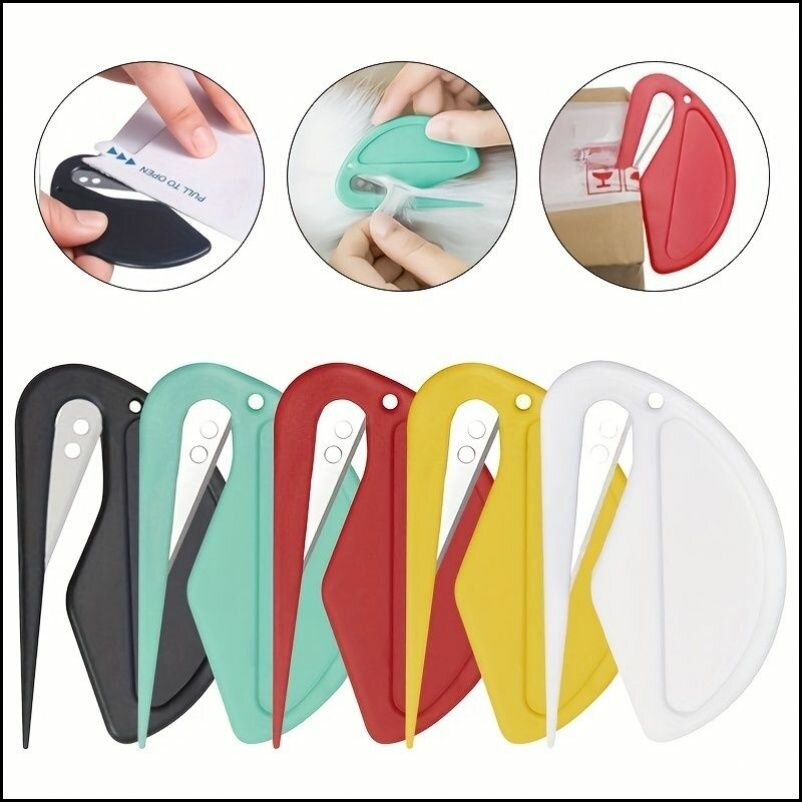 Стильный премиумканцелярский нож для бумаги, вскрытия конвертов и писем миниатюрный пластиковый