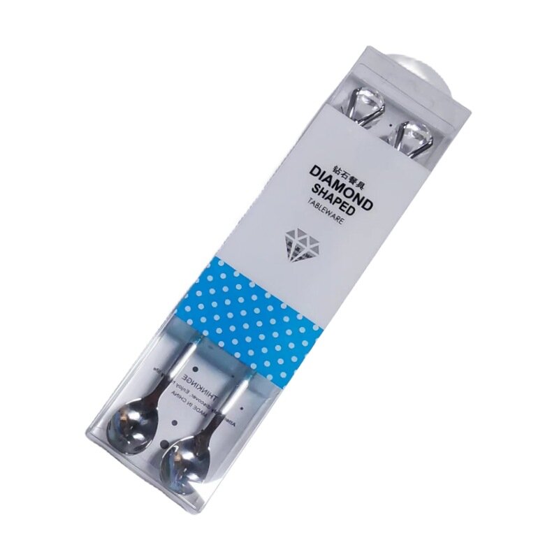 Трансграничная Алмазная ложка для смешивания длиной 22 см креативная ложка для чая с молоком акриловая ложка из