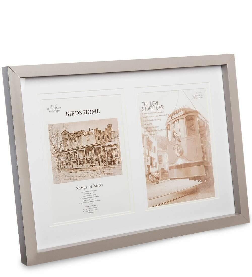 Фоторамка (на 2 фото 13х18) A2161003 Art Home, Китай, 35.5х2.5х25.5 см.