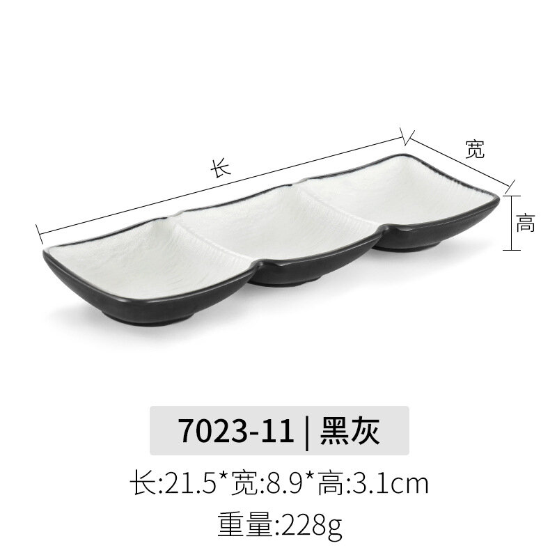 Меламин блюдо горячий горшок Ресторан барбекю магазин Отель Ресторан окунания соус блюдо закуска Сетка Блюдо аромат