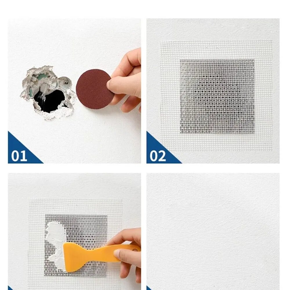 OZ-WDWM Металлическая заплатка для стены, заплатка для гипсокартона на потолке, ремонт дыр в стене, артефакт