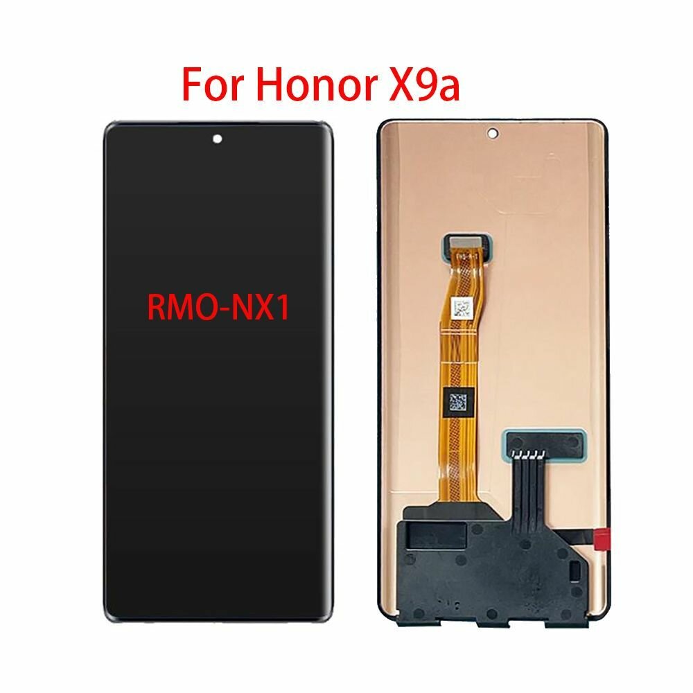 AMOLED Дисплей для Honor X9a (RMO-NX1) в сборе с тачскрином Черны
