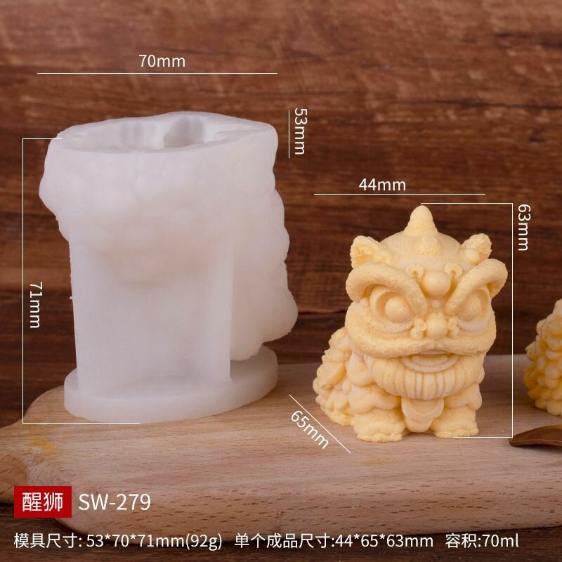 Силиконовая форма для мусса в национальном стиле СГ, реалистичный рельеф, новогодняя культурная креативная форма для десертов, молочного желе и шоколада