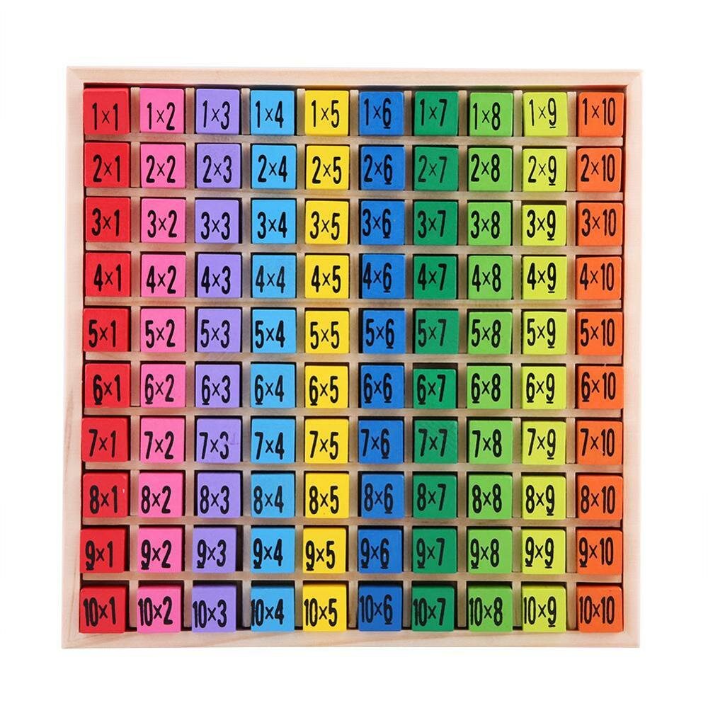 Монтессори образовательные деревянные игрушки детские игрушки для детей 99 полосатые математическая хирургия образовательные инструменты помощи математические игрушки (красочные)