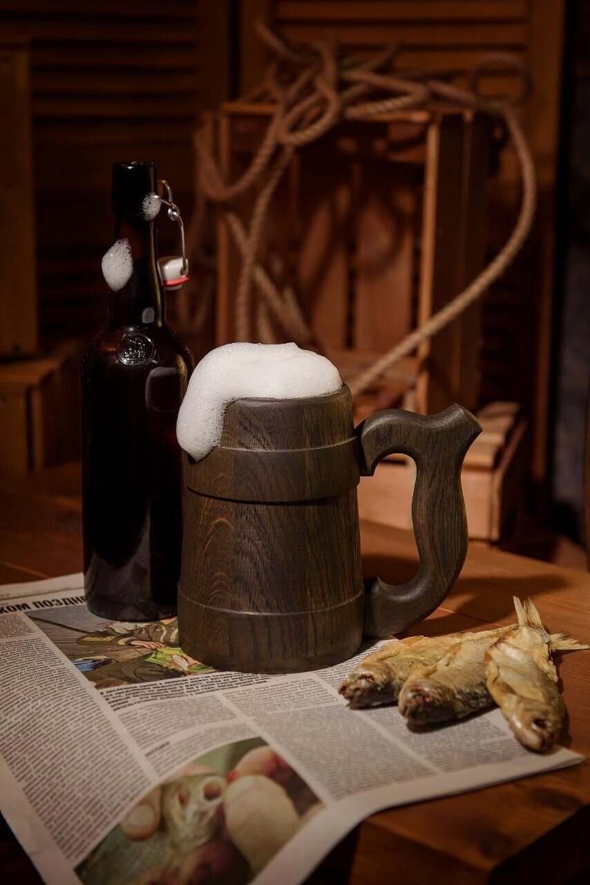 Пивная кружка, уголь