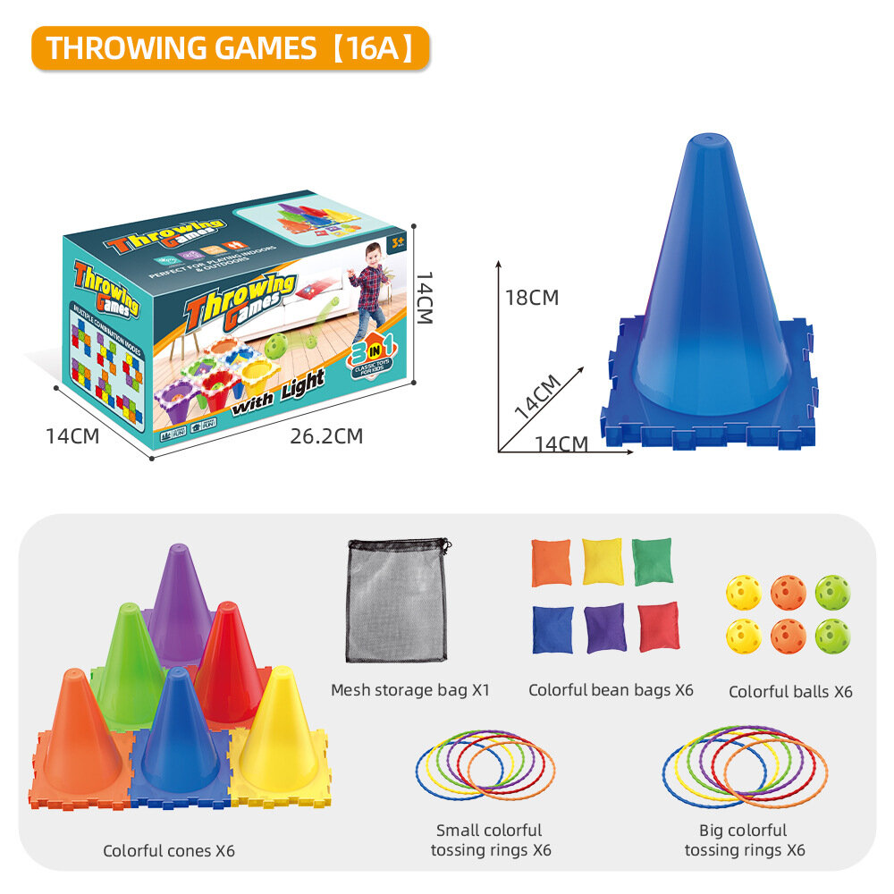 <Игра для вечеринки> Наружный досуг Командное творчество Многопользовательская интерактивная светящаяся игрушка Подарок на день рождения для семьи Игрушка для метания