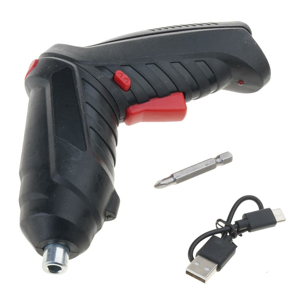 Эргономичная электрическая отвертка с регулируемой рукояткой, Практичный набор