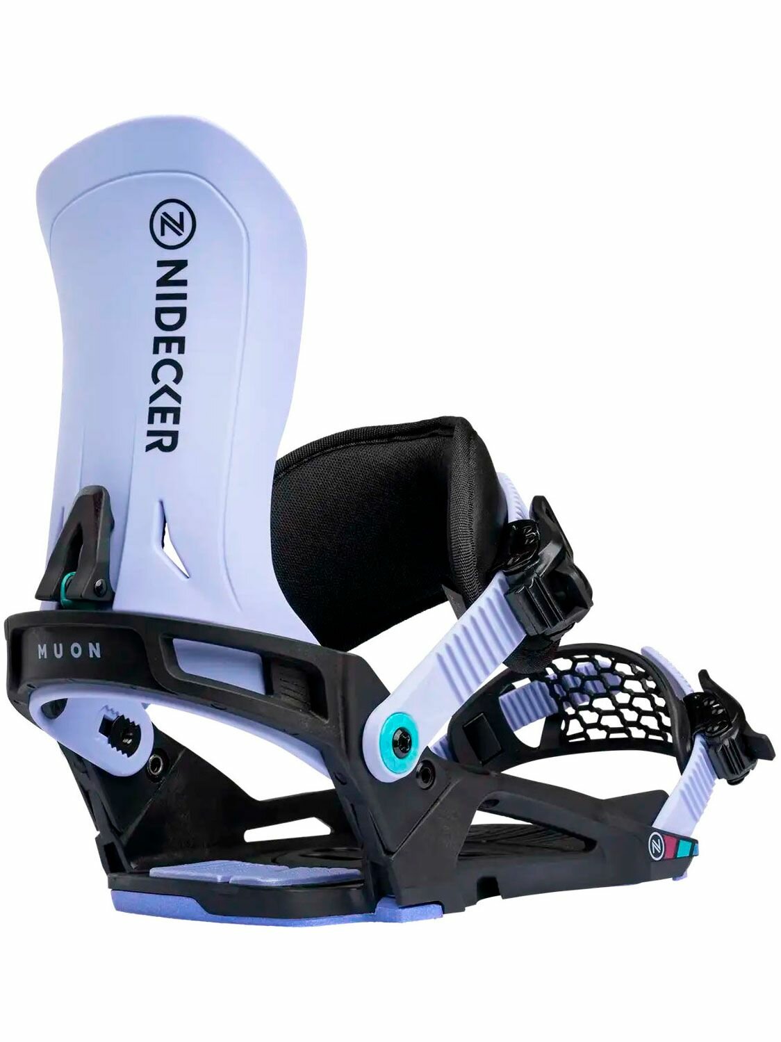 Крепления сноубордические женские NIDECKER MUON W фиолетовые, размер M