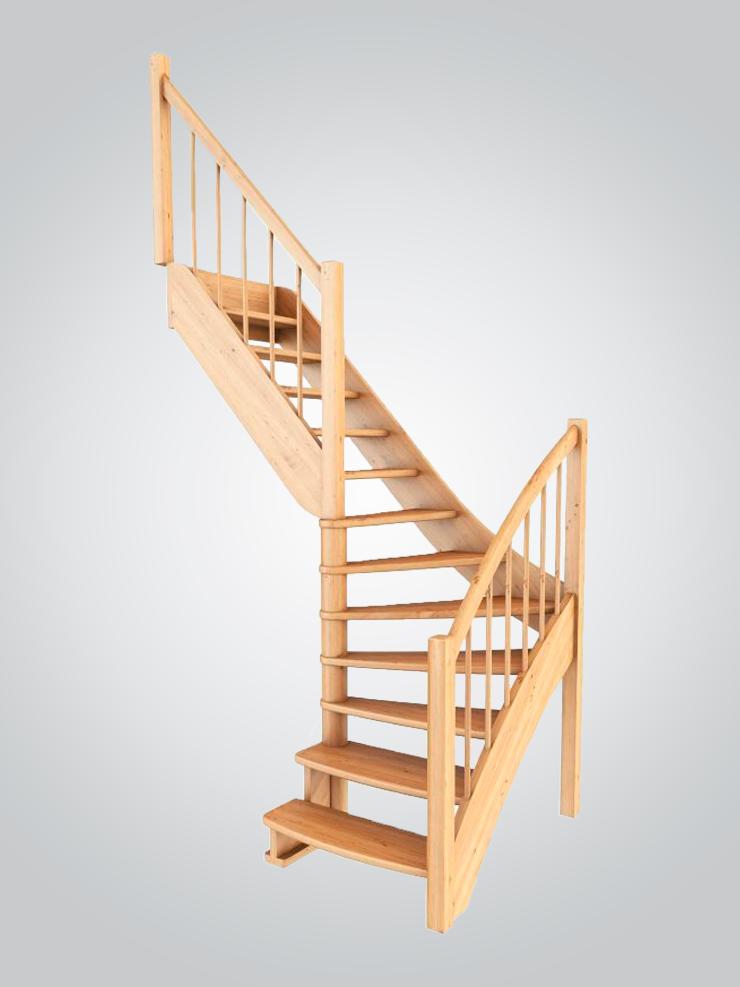 Лестница на второй этаж ЛС-09м/2 Левая