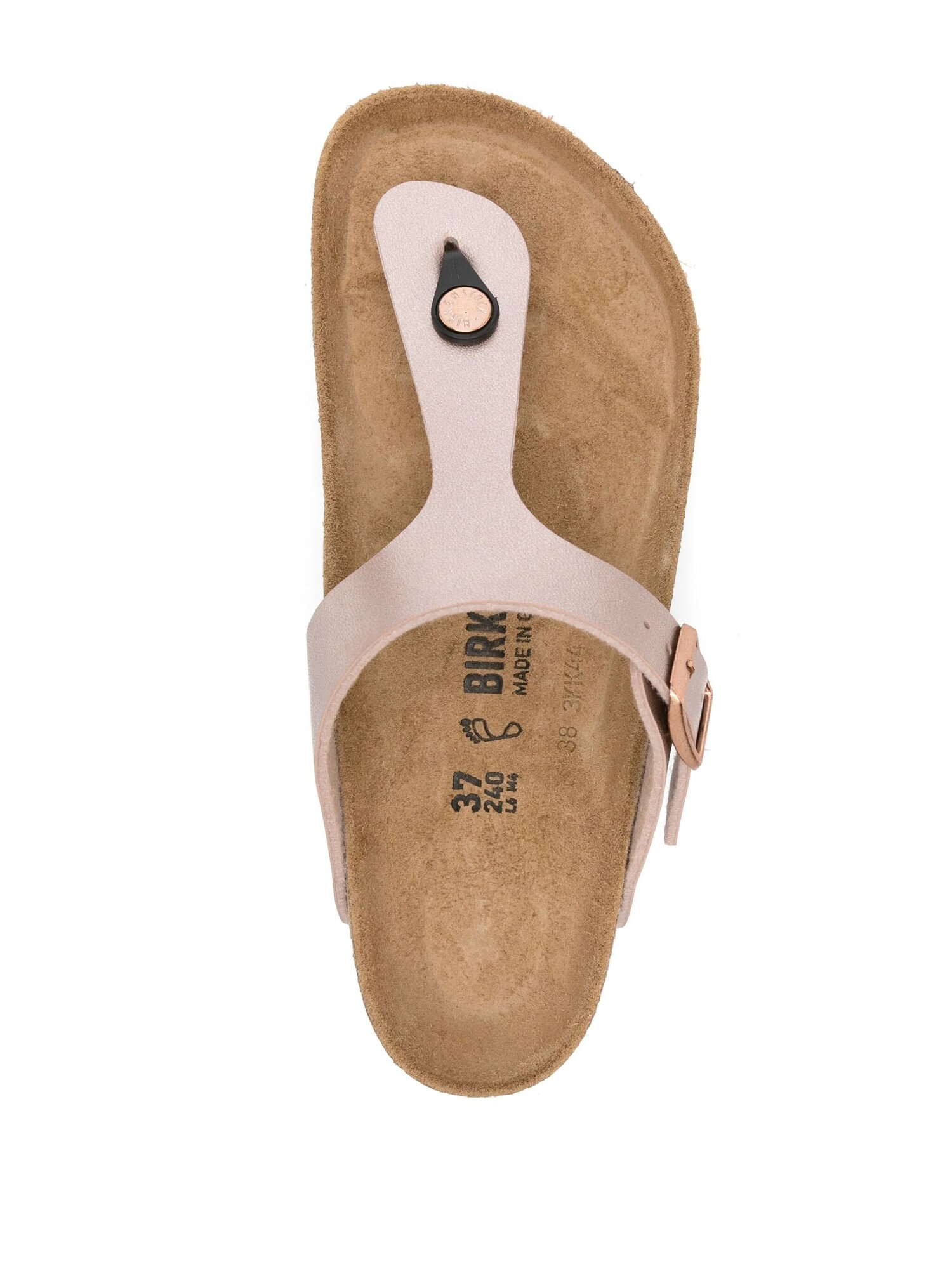 Шлёпанцы Birkenstock Gizeh BS, размер 36 Regular EU, розовое золото — фото 1