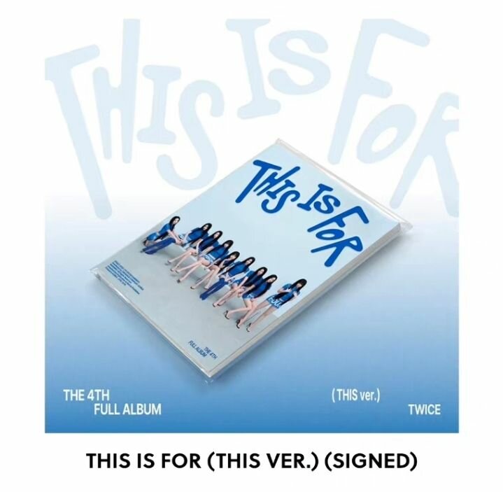 Альбом TWICE - 4TH FULL ALBUM THIS IS FOR Предпродажные подарки