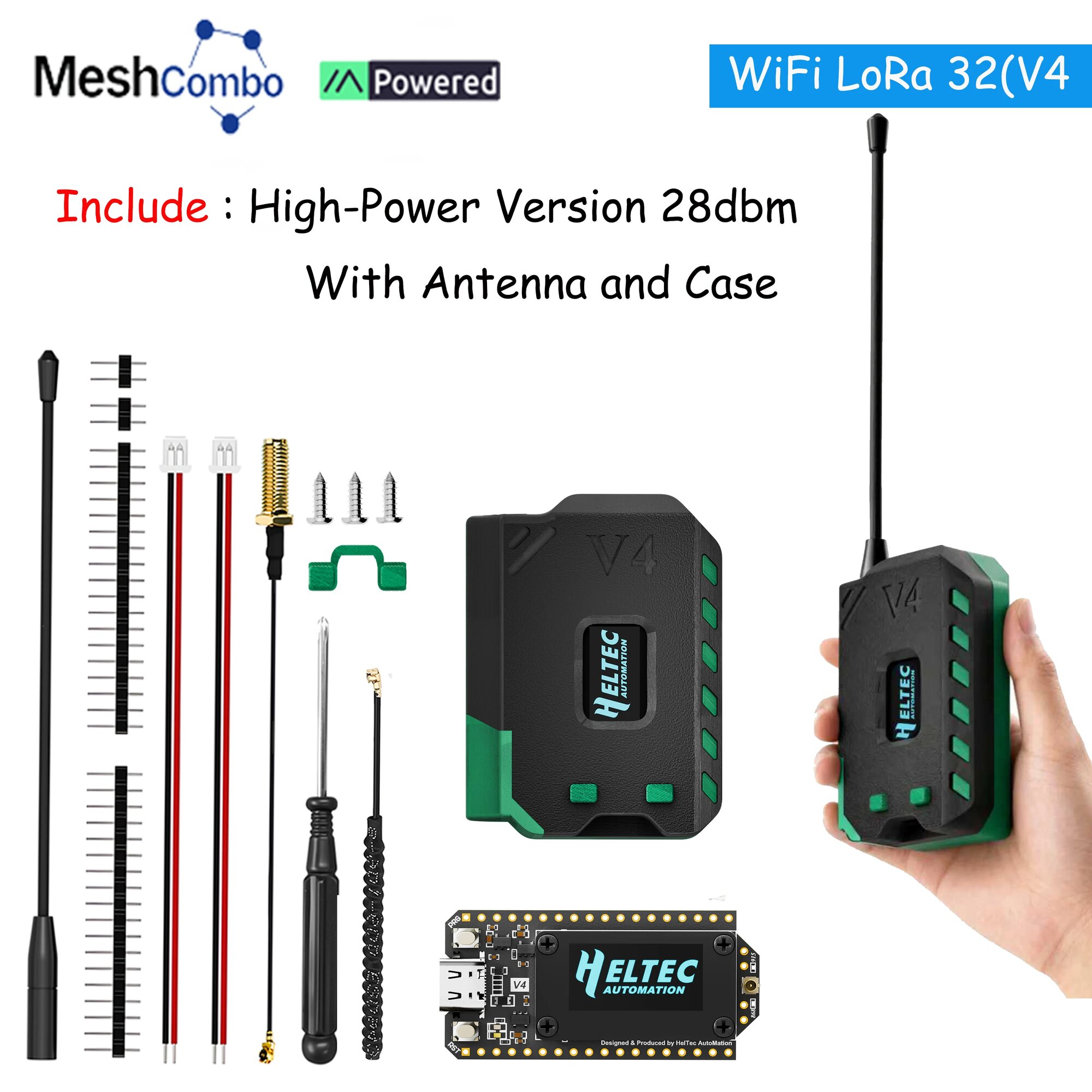 Heltec LoRa 32 V4 с чехлом