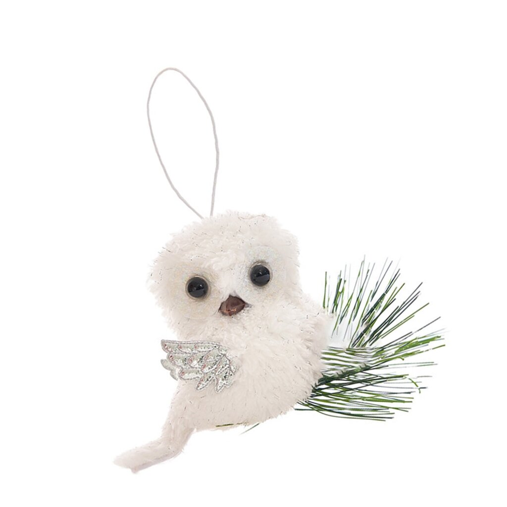Рождественская Сова Орнамент С Подвесным Шнуром Фестиваль Украшения Дома Праздничный Подарок