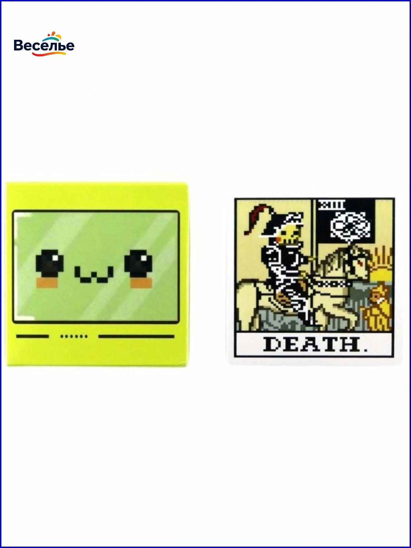 Эксклюзивный квадрат 8bit пиксельного Таро