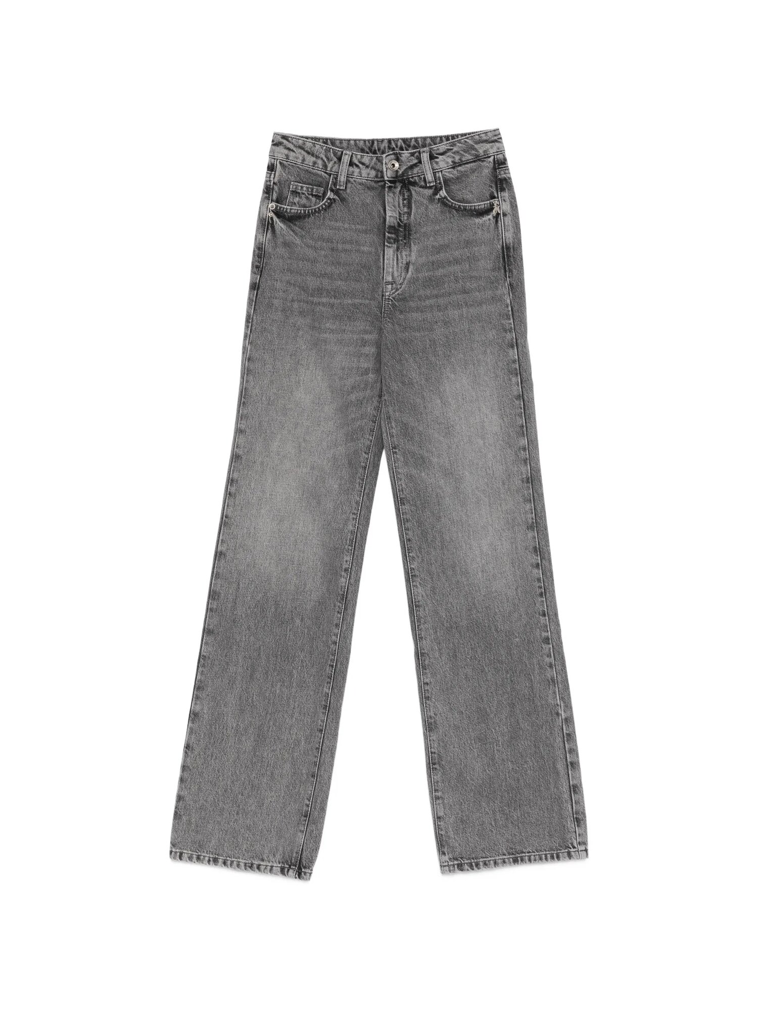 Джинсы High-waisted regular fit jeans 